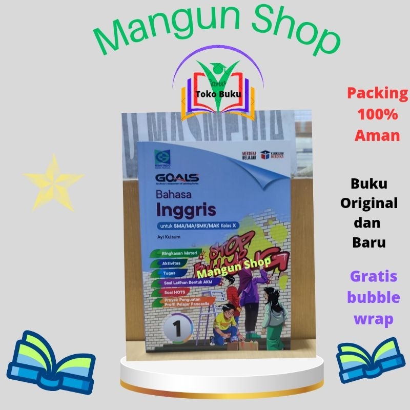 Jual Buku Goals Bahasa Inggris Kelas 10,11,12 SMA/MA Kurikulum Merdeka Grafindo | Shopee Indonesia