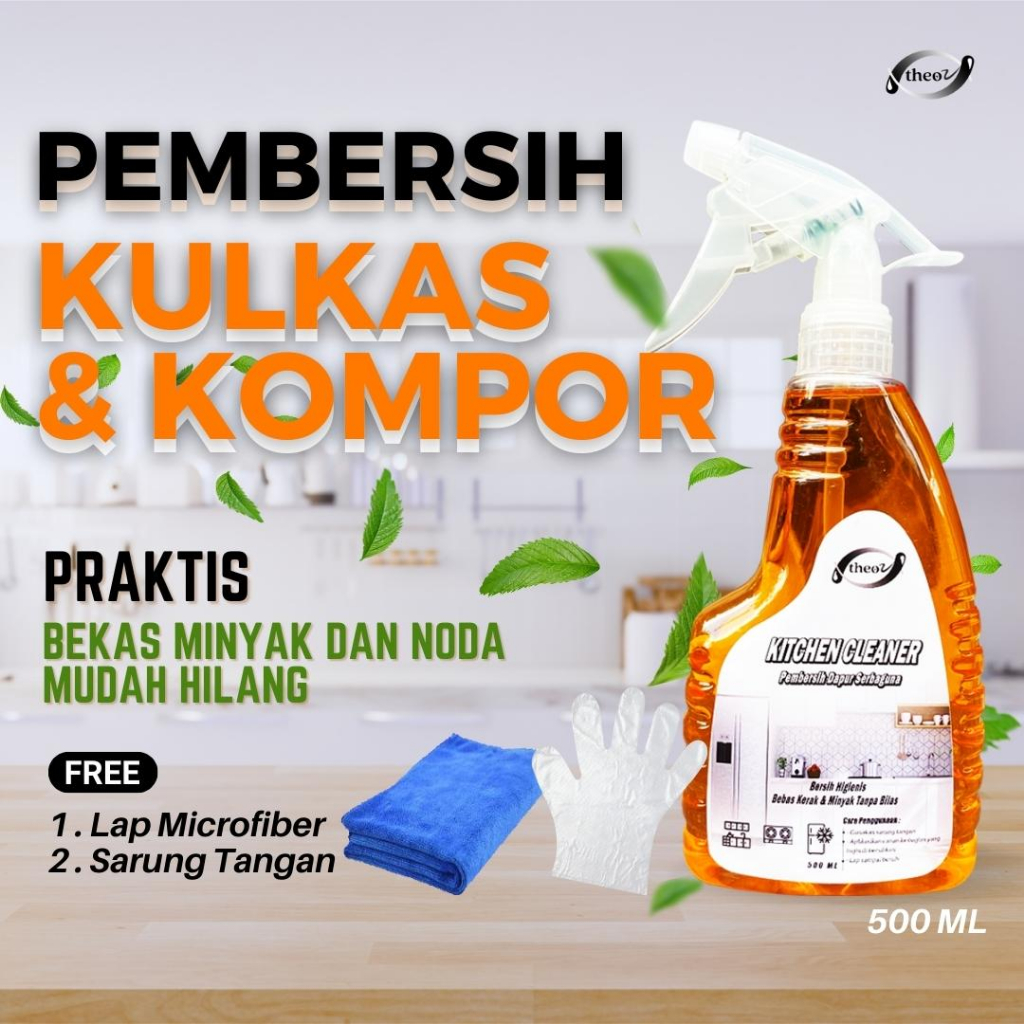 Jual Pembersih Dapur Kompor Kulkas Mengangkat Minyak Kitchen Cleaner ...