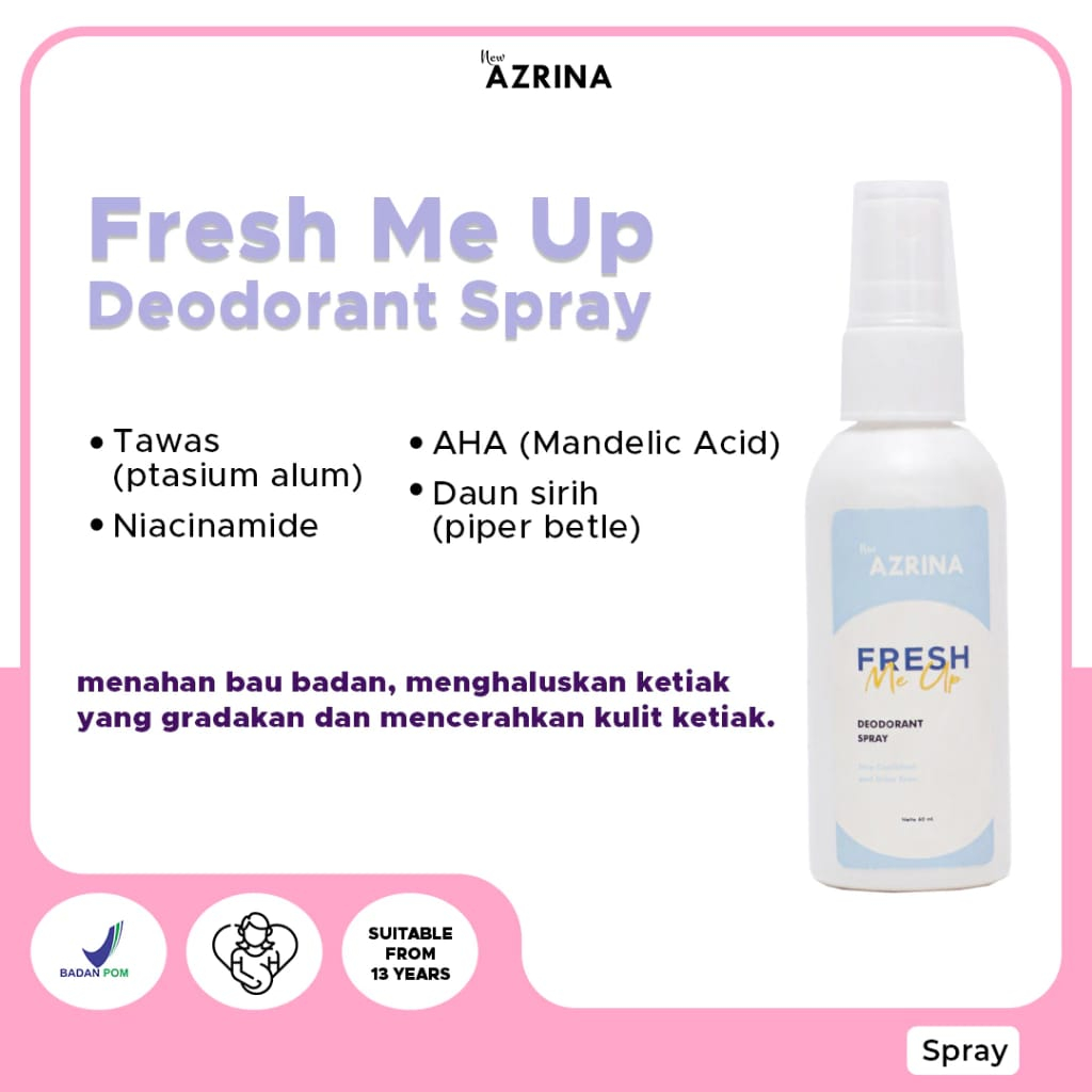 Jual Fresh Me Up Deodorant Spray | Shopee Indonesia