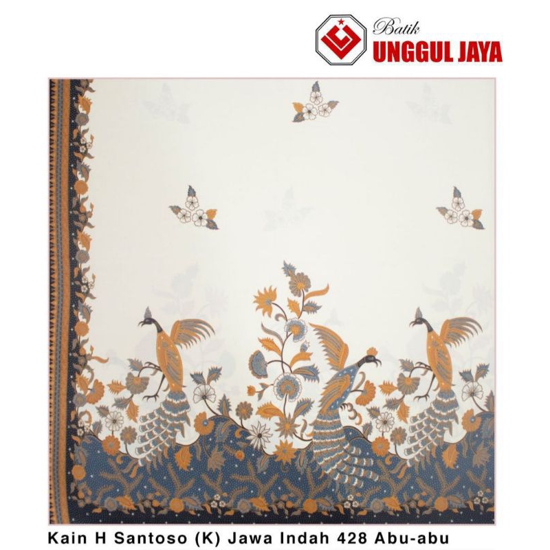 Jual Kain batik jawa indah 428 cibulan Hitam Manis H Santoso | Unggul ...