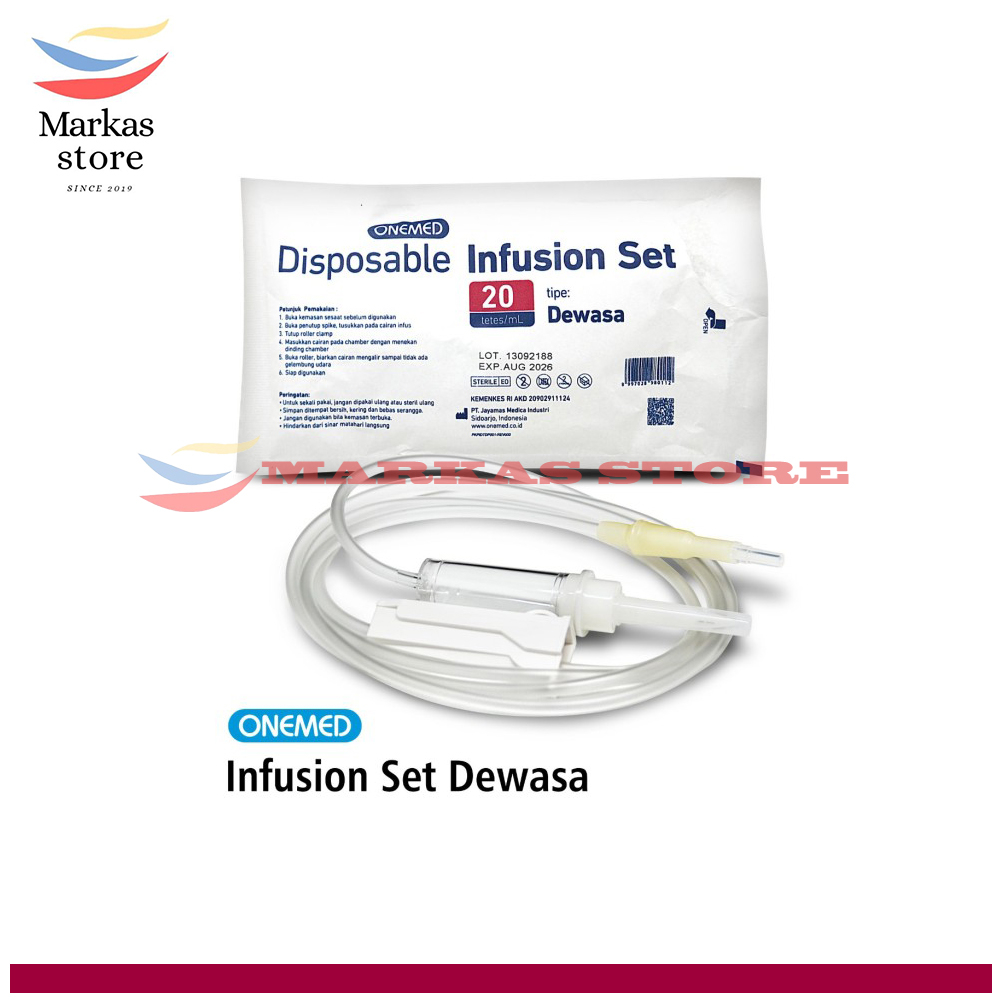 Jual Infus Set Onemed Dewasa Selang Infus Dewasa Onemed Infusion Set ...