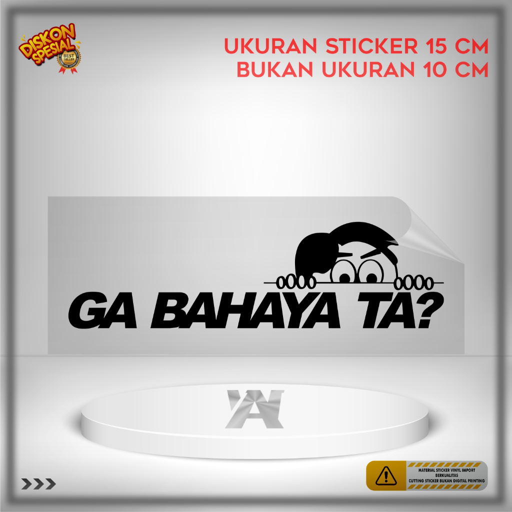 Jual Stiker Cutting Sticker Ga Bahaya Ta? Viral | Shopee Indonesia