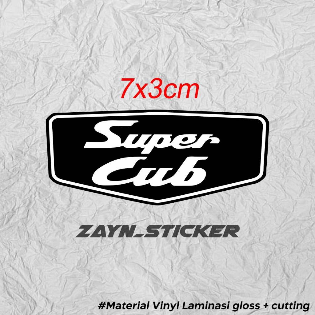 Jual STICKER STIKER HONDA SUPER CUP 7X3CM | Shopee Indonesia