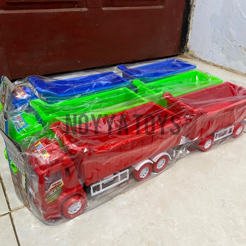Jual Mainan mobil Truk Gandeng KTG murah ST2039 | Shopee Indonesia
