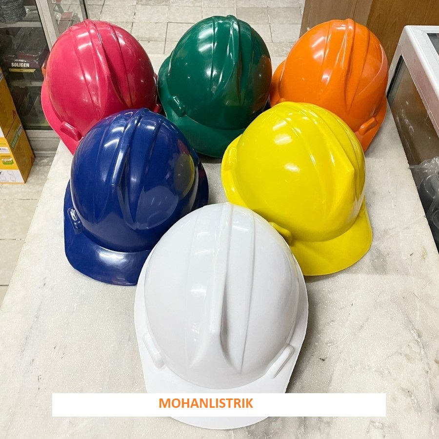 Jual Helm Proyek Safety Helmet Standart Topi Pekerja Alat Pelindung ...