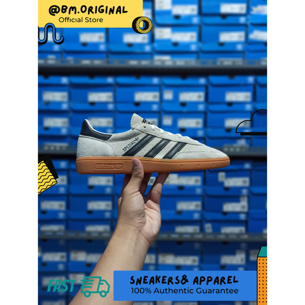 Jual Adidas Spezial Handball Aluminium Core Black Core White IF6562 ...