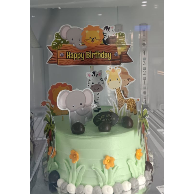 Jual Safari birthday cake - animal cake - birthday cake anak - cake ...