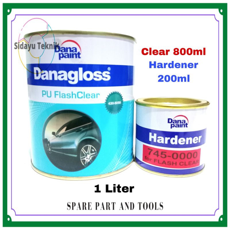 Jual Cat Pernis Danagloss PU Flash Clear 1 Liter | Shopee Indonesia