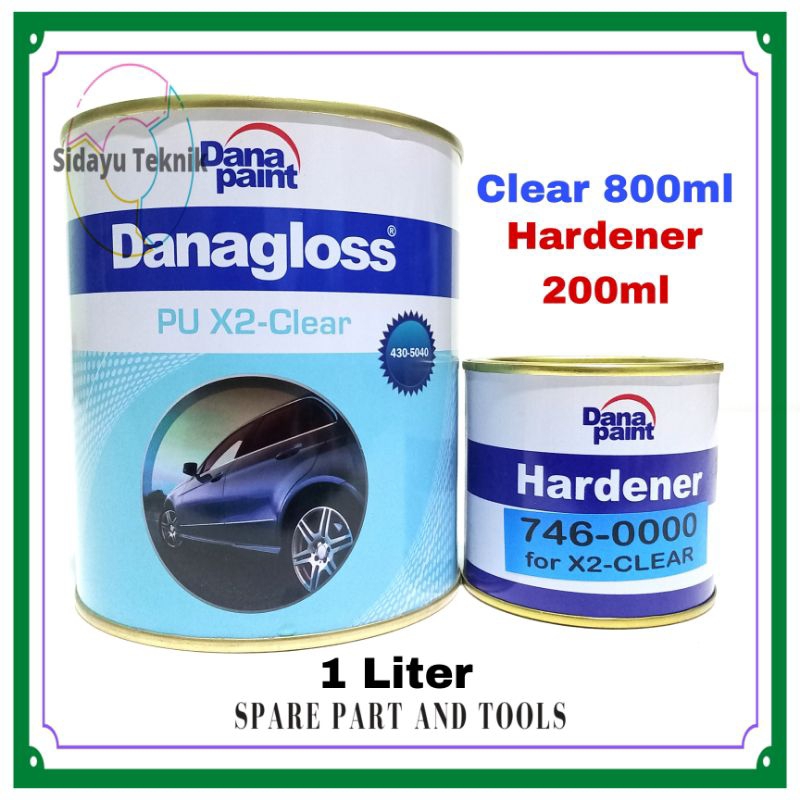 Jual Cat Pernis Danagloss PU X2 Clear 1Liter | Shopee Indonesia