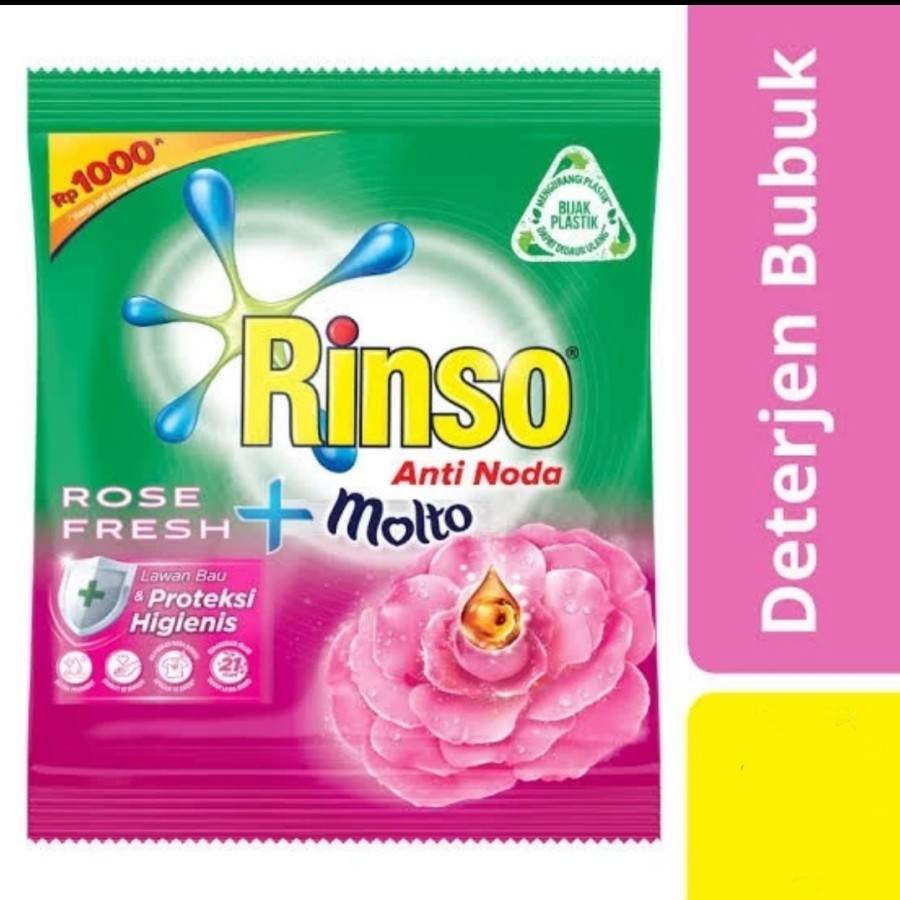 Jual Detergen RINSO Molto 40 gram Rinso 1000 Rinso Renceng - 1 Renceng ...