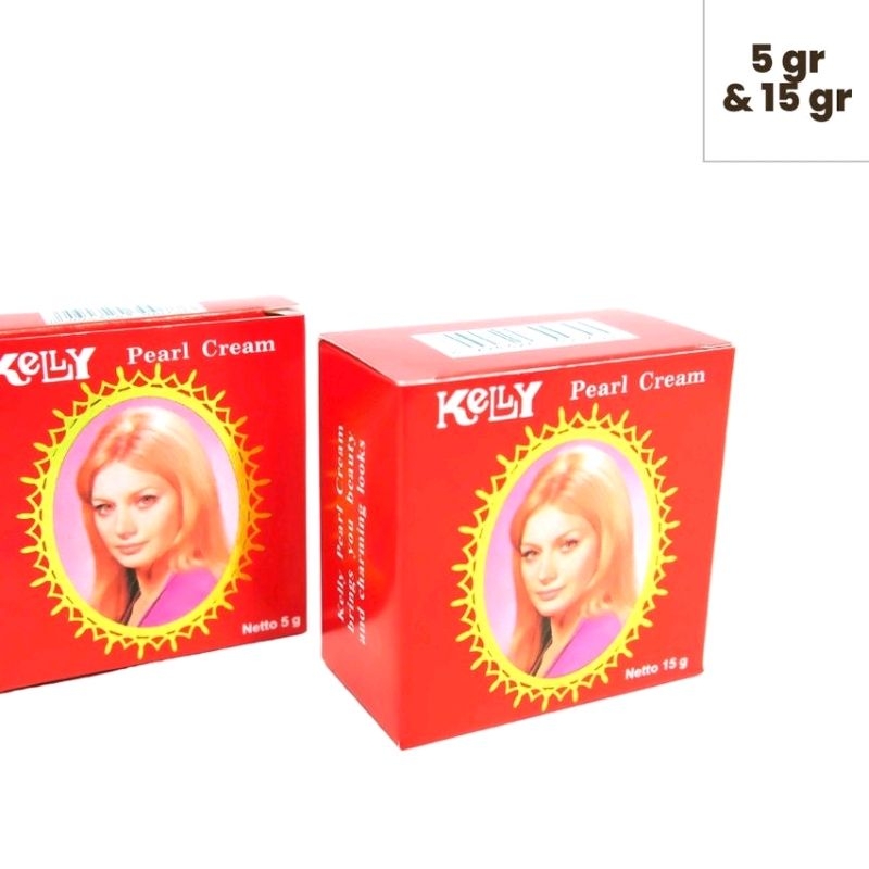 Jual Kelly Pearl Cream Ukuran 5 dan 15 gram Original | Shopee Indonesia