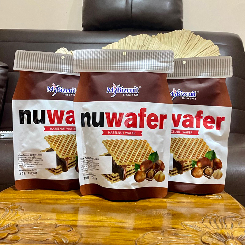 Jual Hazelnut Wafer Nu Wafer MyBizcuit halal import | Shopee Indonesia