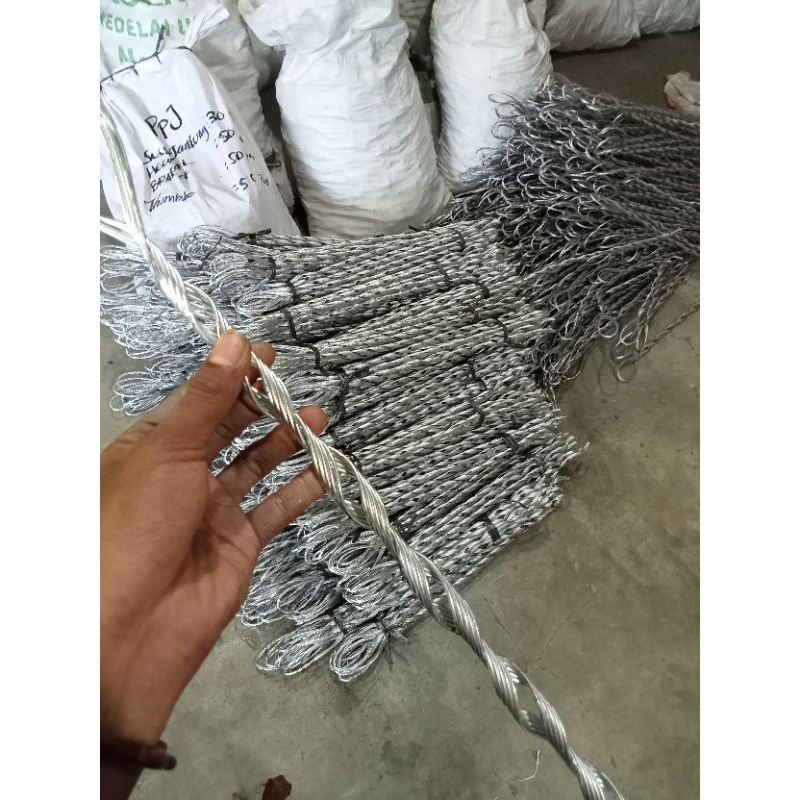 Jual Helical SAJA Cat Silver SIZE 5,6,7,8,9,11mm fig8,12,24,48,96Core ...