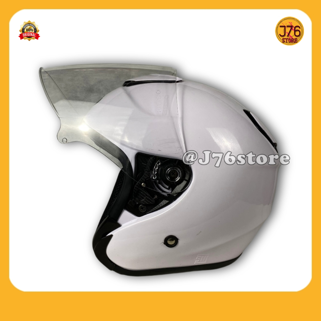 Jual Helm Sepeda Motor Half Face Model Kyt Kyoto Solid Polos Bye Priest ...