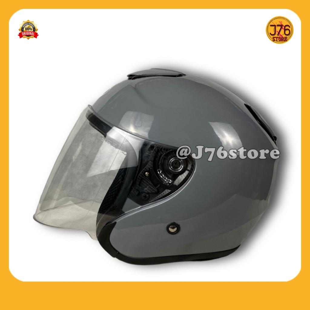 Jual Helm Sepeda Motor Half Face Model Kyt Kyoto Solid Polos Bye Priest ...