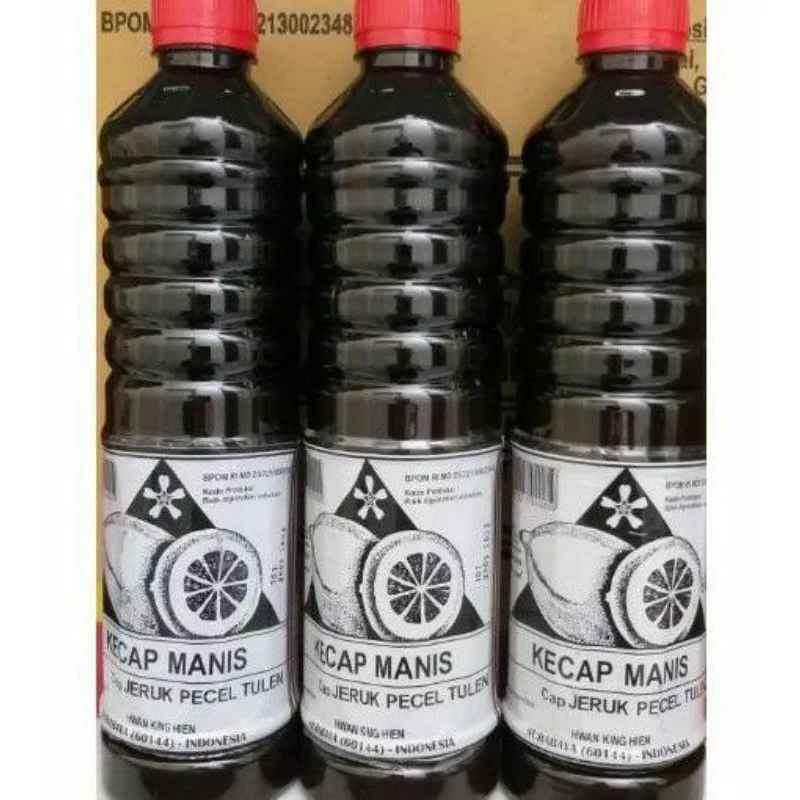 Jual KECAP MANIS CAP JERUK PECEL TULEN 600 ML | Shopee Indonesia