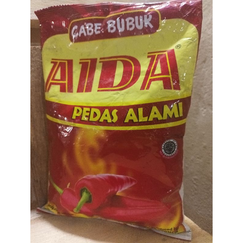Jual cabe bubuk aida 250 / atom ayam bawang 250gram | Shopee Indonesia