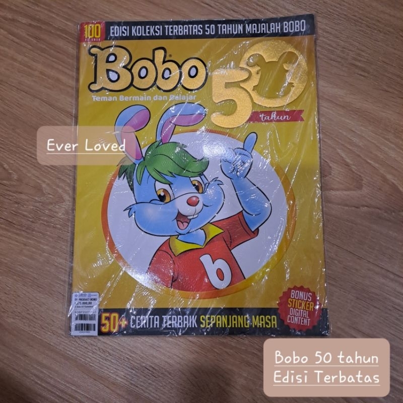 Jual Ever Loved - NEW - Majalah Bobo 50 Tahun Edisi Terbatas Limited Edition Original Ready ...