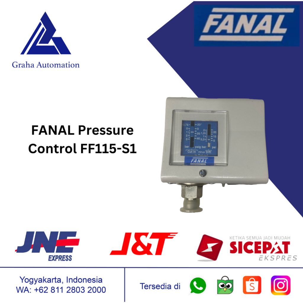 Jual FANAL Pressure Control FF115-S1 | Shopee Indonesia