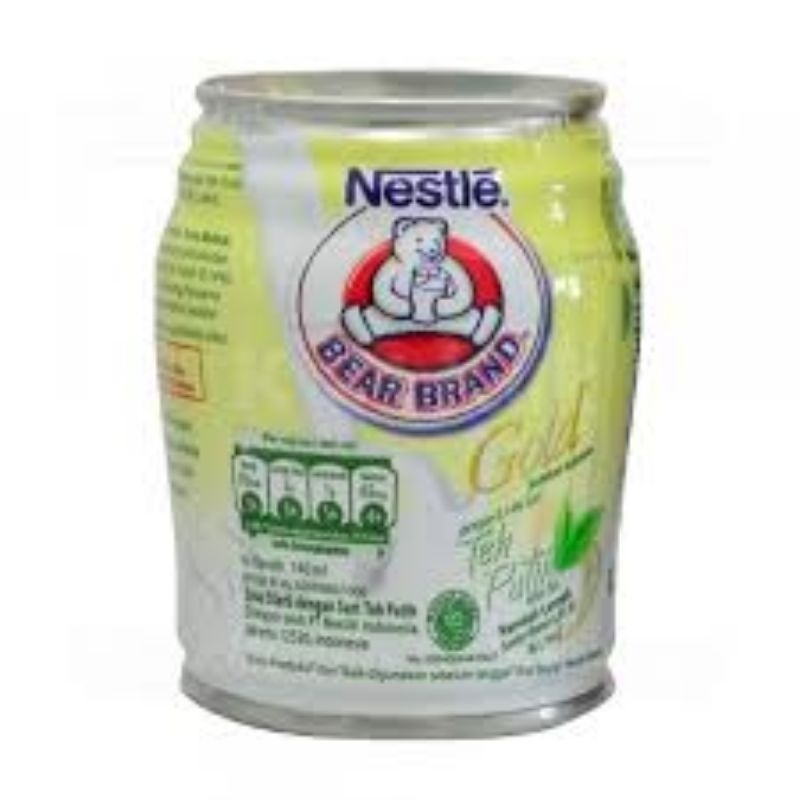 Jual Susu Beruang Bear Brand Gold White Malt - 140 ml | Shopee Indonesia