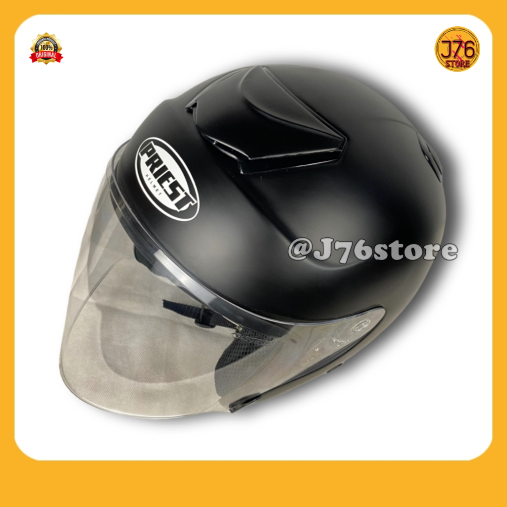 Jual Helm Sepeda Motor Half Face Model Kyt Kyoto Solid Polos Bye Priest ...