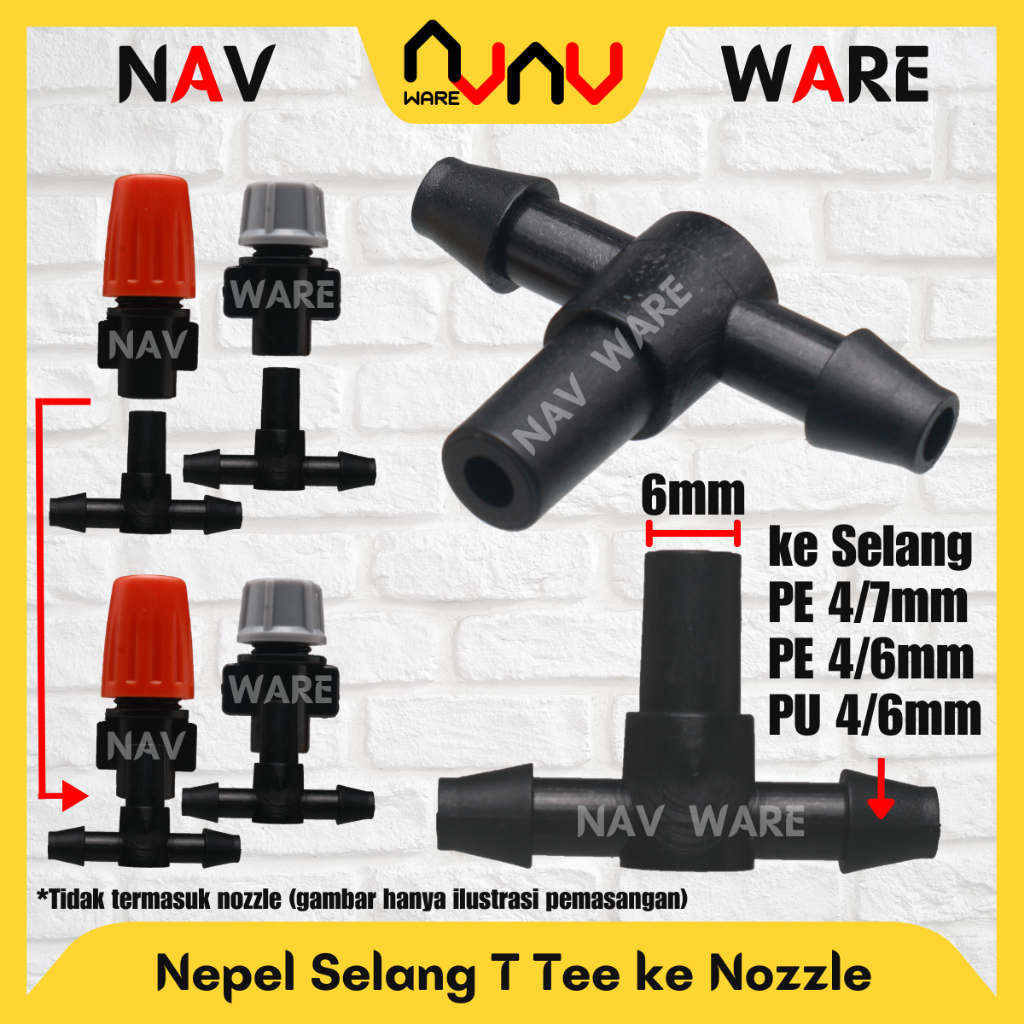 Jual Mist Nozzle Head Sprayer Orange / Spuyer Abu – Abu / Konektor ...