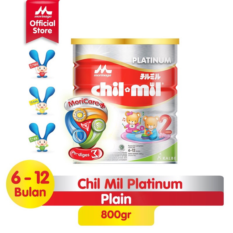 Jual Morinaga Chilmil Platinum 6-12 bulan 800gram | Shopee Indonesia