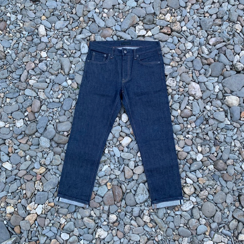Jual UNIQLO SELVEDGE JEANS INDIGO BLUE | Shopee Indonesia