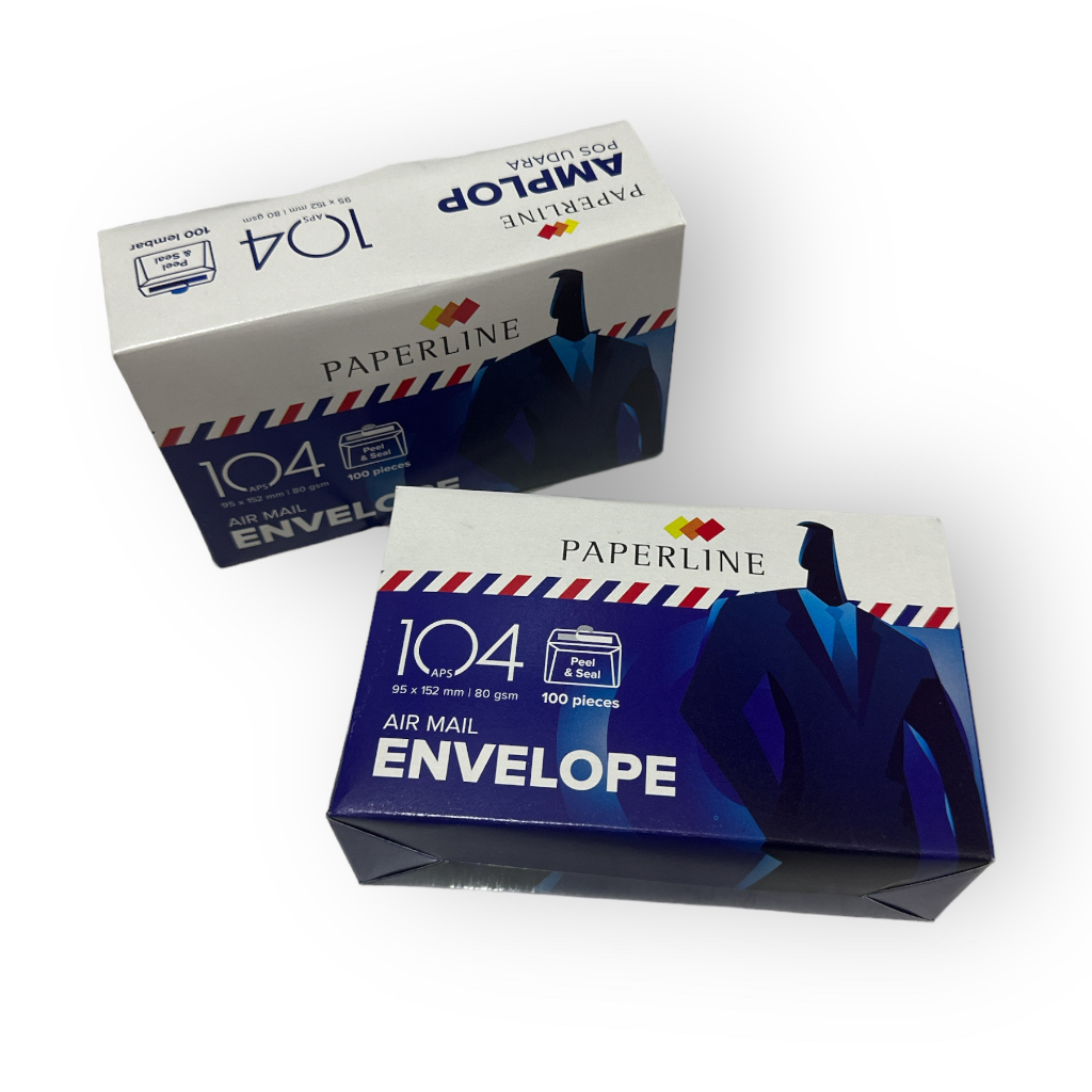 Jual Amplop Garis / Airmail Envelope Paperline 104 APS | Shopee Indonesia