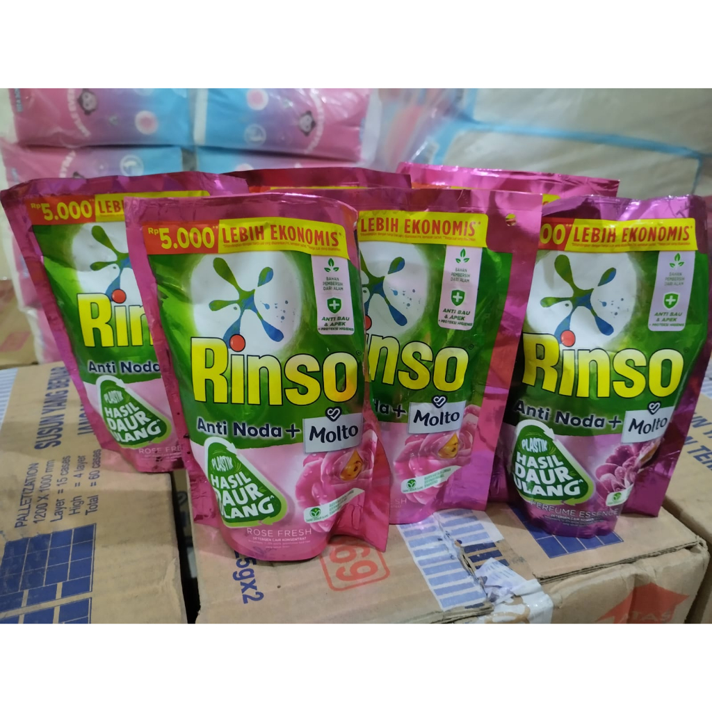Jual Rinso cair kemasan 5000 (6 pcs) | Shopee Indonesia