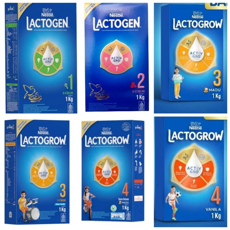 Jual Lactogen & Lactogrow Tahap 1/2/3/4 & 1 KG | Shopee Indonesia