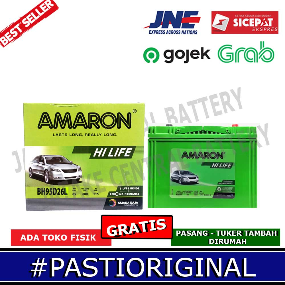 Jual Aki kering Amaron Hillife 95D26L / NS70L | Shopee Indonesia