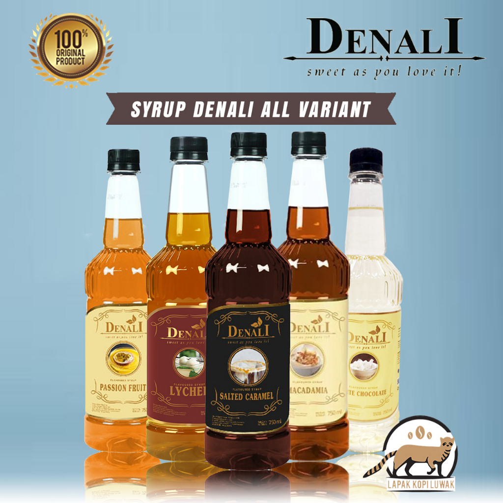 Jual Denali Syrup All Variant - Sirup Denali Caramel, Hazelnut, Vanilla ...