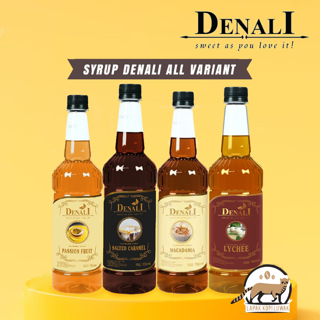 Jual Denali Syrup All Variant - Sirup Denali Caramel, Hazelnut, Vanilla ...