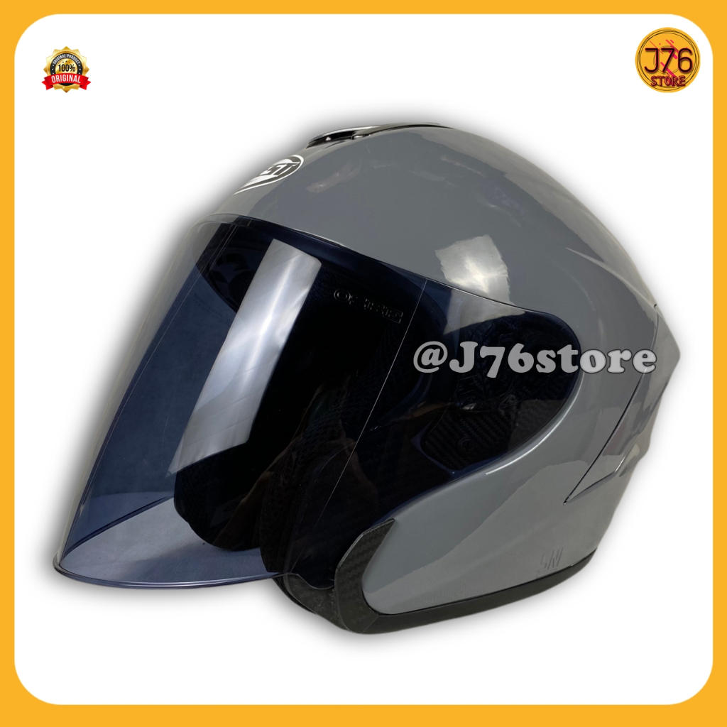 Jual Helm Sepeda Motor Half Face Model Njs Kairoz Solid Polos Bye ...