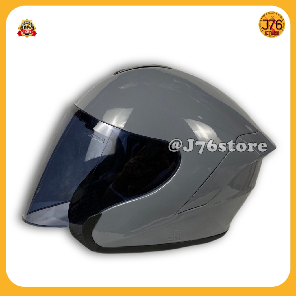 Jual Helm Sepeda Motor Half Face Model Njs Kairoz Solid Polos Bye ...