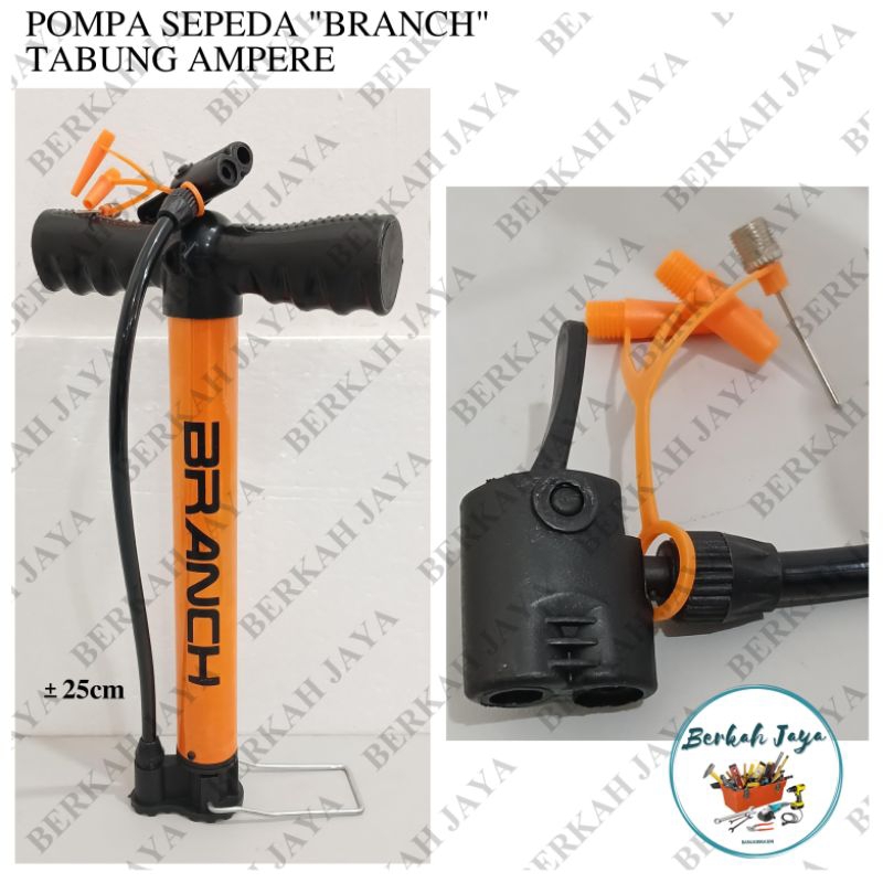 Jual Pompa Sepeda Tabung Mini Pendek Ampere VIPER Hitam | Ban Sepeda ...
