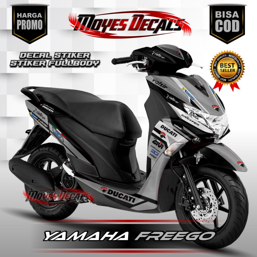Jual Decal Yamaha Freego fullbody Stiker Custom | Shopee Indonesia