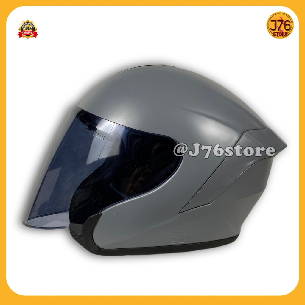 Jual Helm Sepeda Motor Half Face Model Njs Kairoz Solid Polos Bye ...
