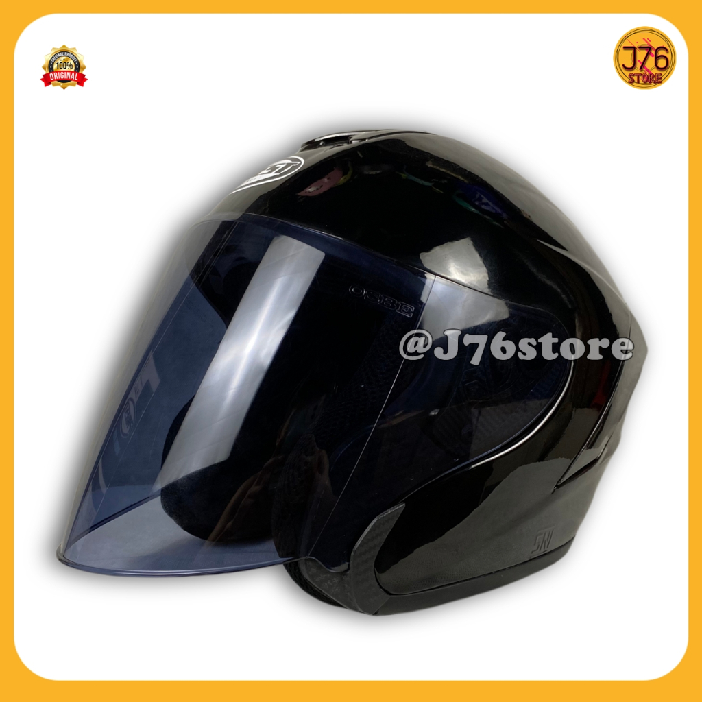 Jual Helm Sepeda Motor Half Face Model Njs Kairoz Solid Polos Bye ...