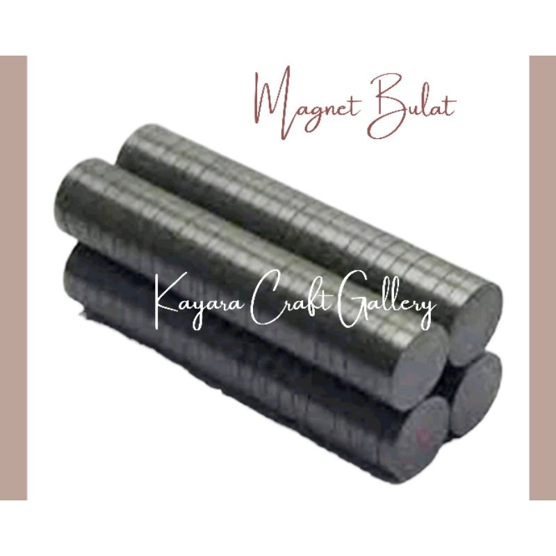 Jual Magnet Hitam Ferrite Model Koin 20x3mm | Shopee Indonesia