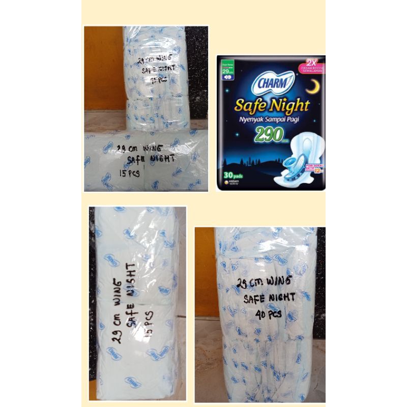 Jual CHARM 29 CM WING SAFE NIGHT REPACK 40 Pcs | Shopee Indonesia