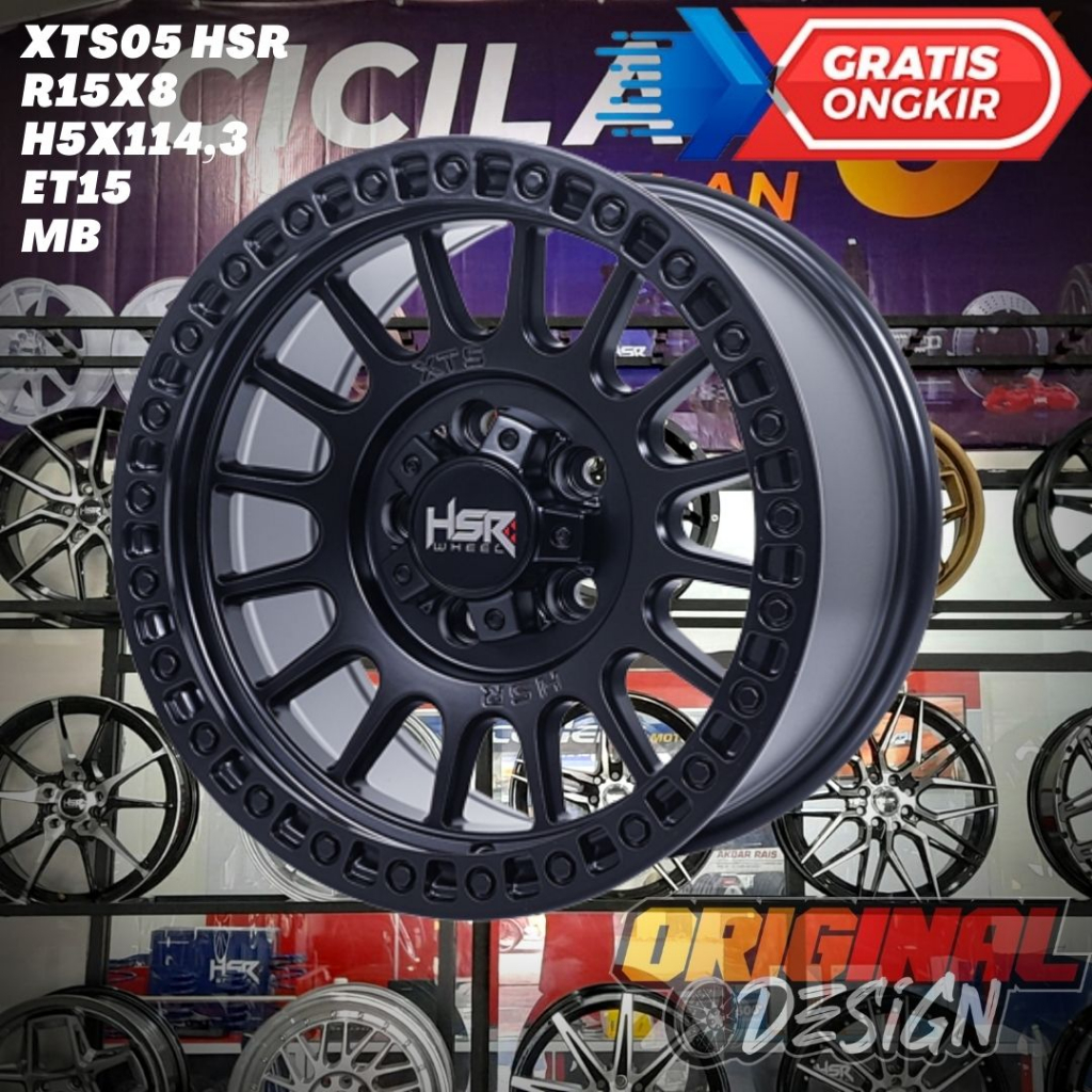 Jual Velg Mobil Ring 15 HSR XTS05 R15 XTRAIL , GRAND VITARA , HILUX ...