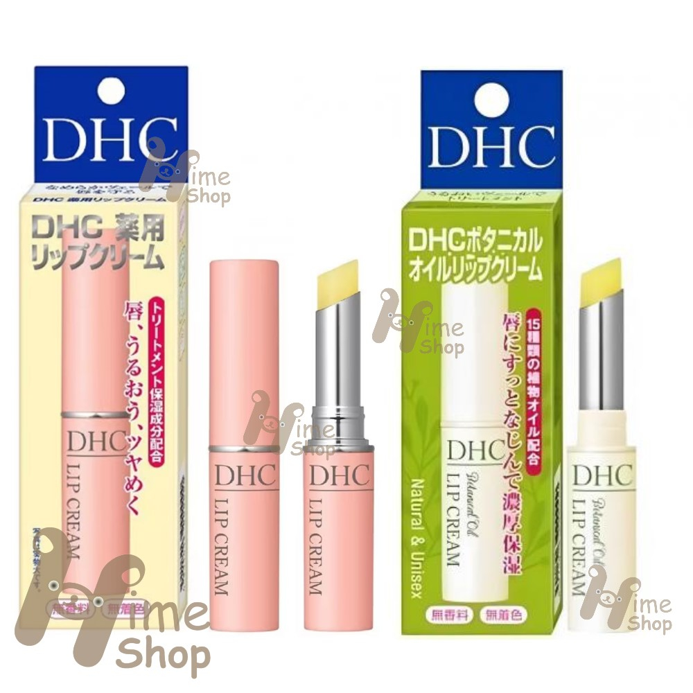 Jual DHC Medicated Lip Cream Vegetable Oil Lip Balm 1.5g Green Original Japan Jepang | Shopee ...