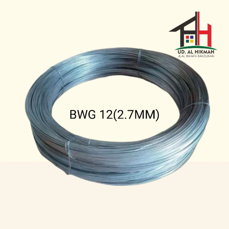 Jual KAWAT PUTIH BWG 12 - KAWAT 2.7MM - KAWAT GANTUNGAN - KAWAT JEMURAN ...