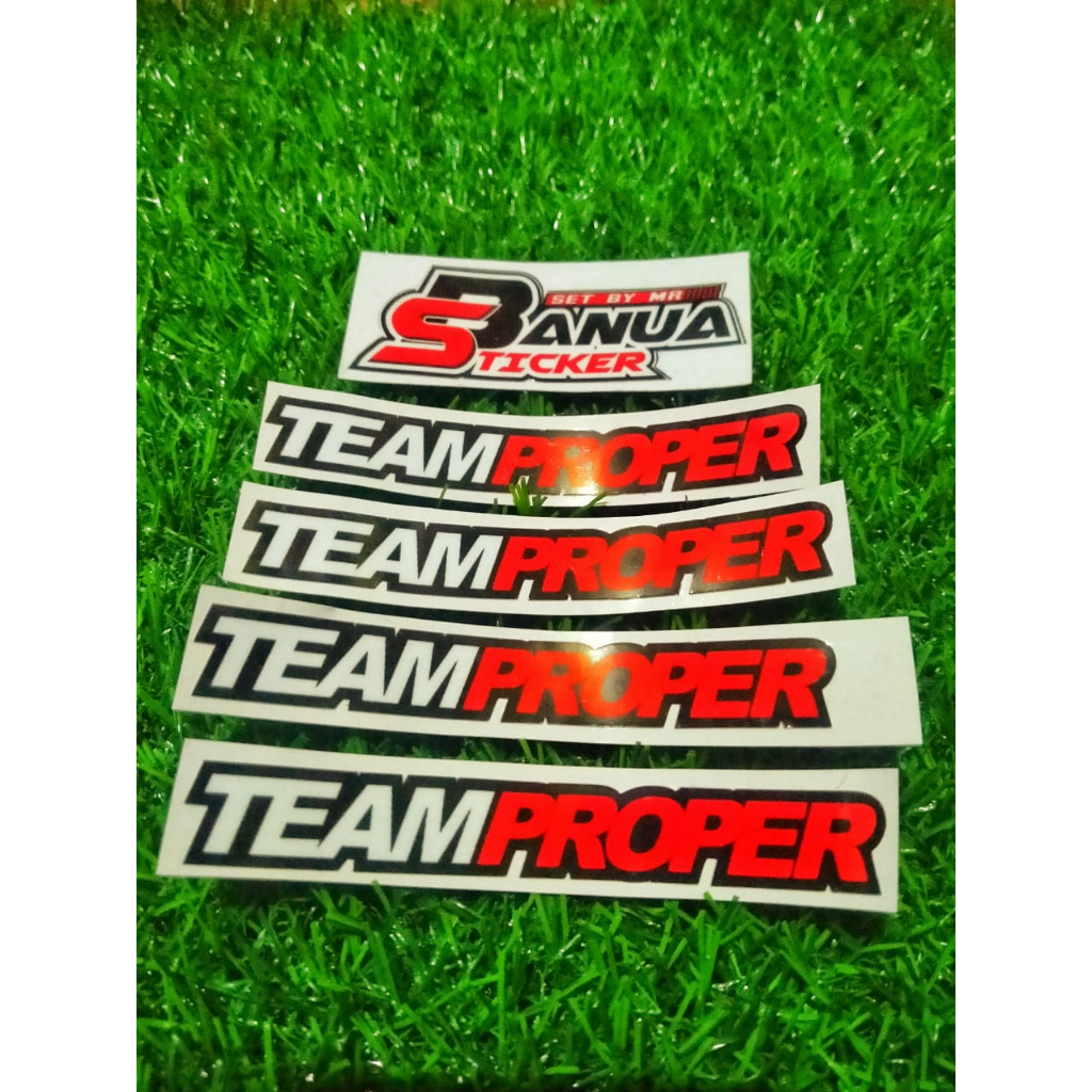 Jual stiker team proper | Shopee Indonesia