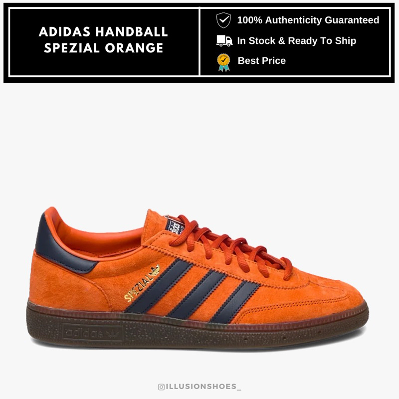 Jual Adidas Handball Spezial Orange - 100% Original Resmi | Shopee ...