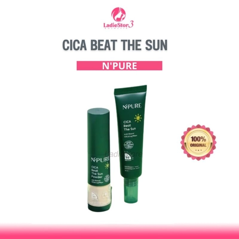 Jual N'Pure Cica Beat The Sun Sunscreen | Shopee Indonesia