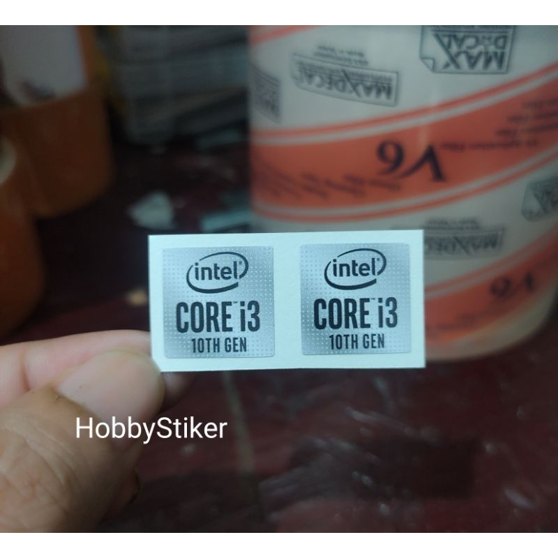 Jual Stiker core i3 gen 10 untuk pc laptop notebook | Shopee Indonesia