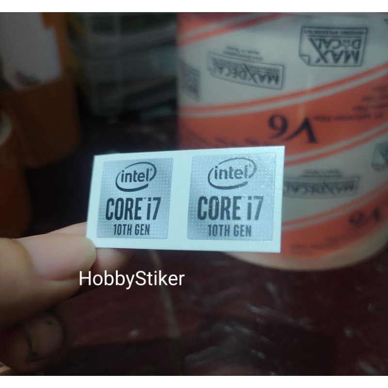 Jual stiker core i7 gen 10 untuk pc laptop notebook | Shopee Indonesia